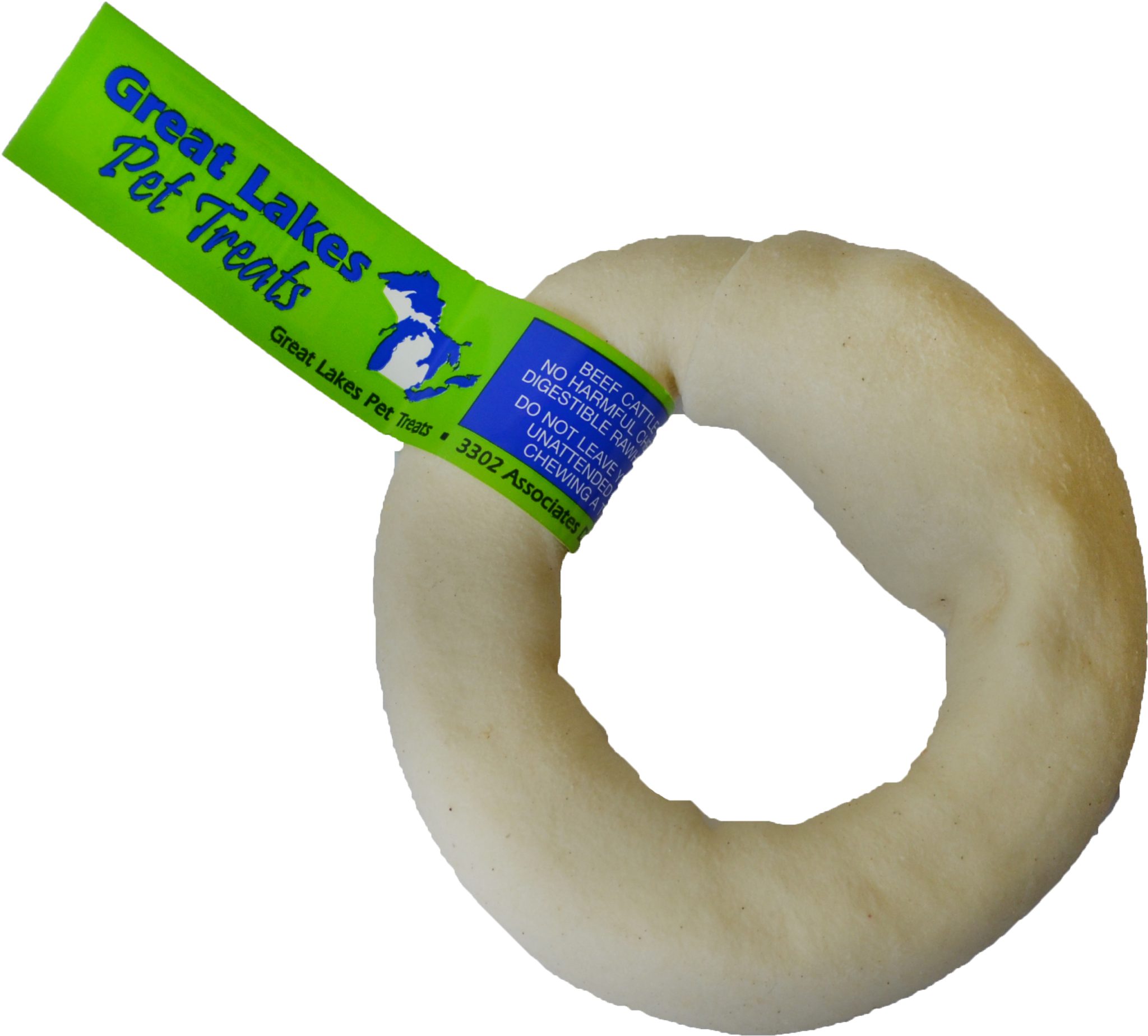 3″ – 5″ White Rawhide Donut – Cost Less Distributing