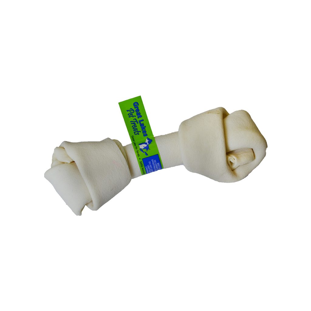 6″ – 8″ White Rawhide Knotted Bone – Cost Less Distributing